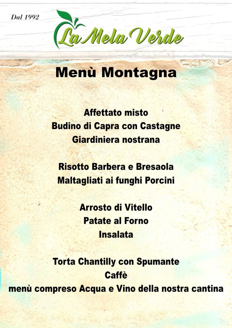 ristorante pizzeria mela verde vercurago