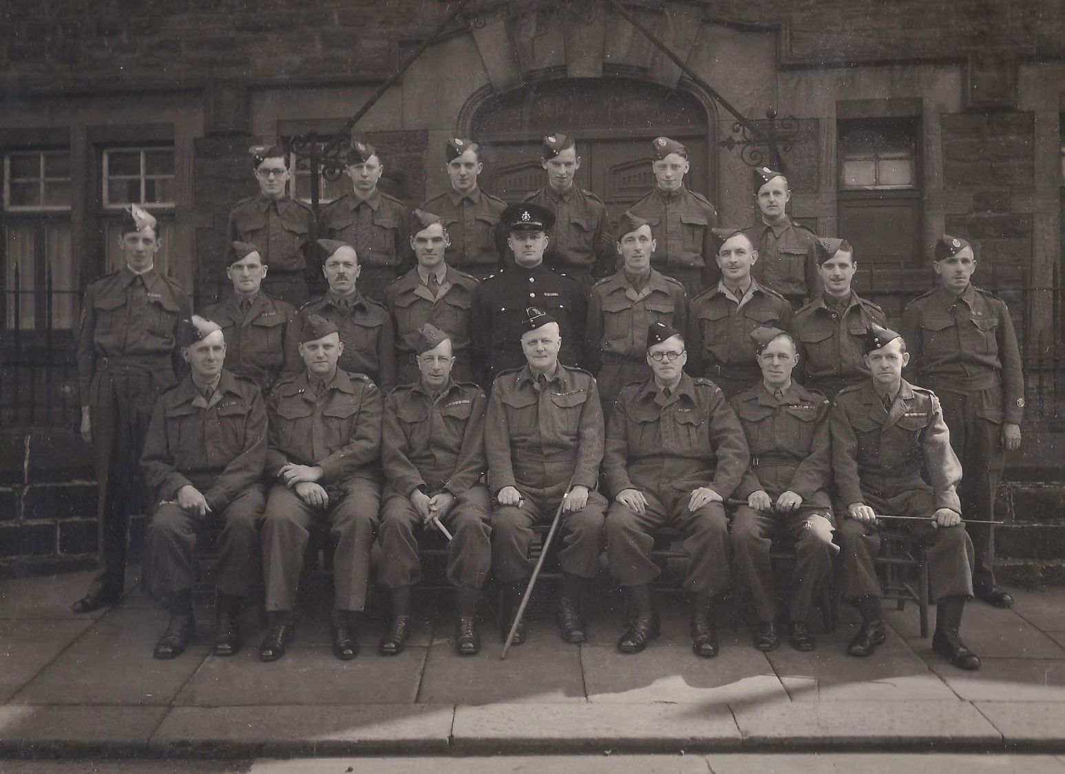Barnsley Home Guard WW2 Outside Eastgate Drill Hall - BADGES OF THE ...