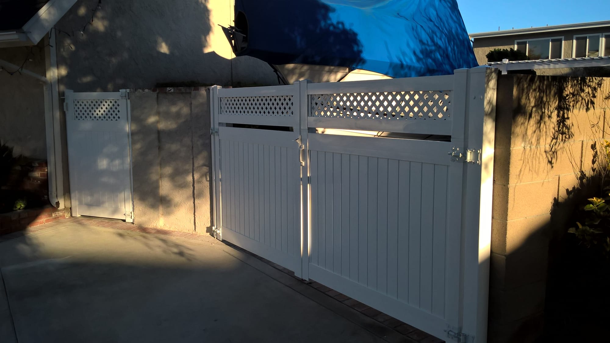 Custom Vinyl Gates - Our custom vinyl gates are made to order to fit a ...