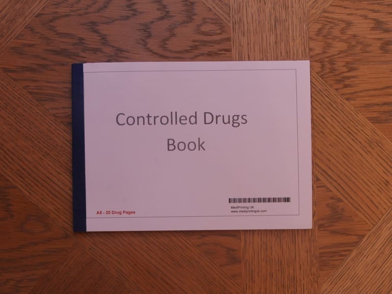 Controlled Drugs Log Book - MediprintingUK